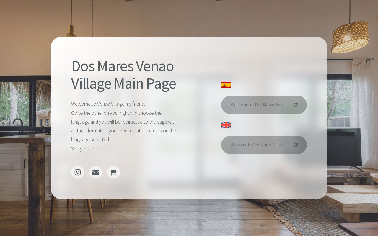 Dos Mares Venao Village Main Page